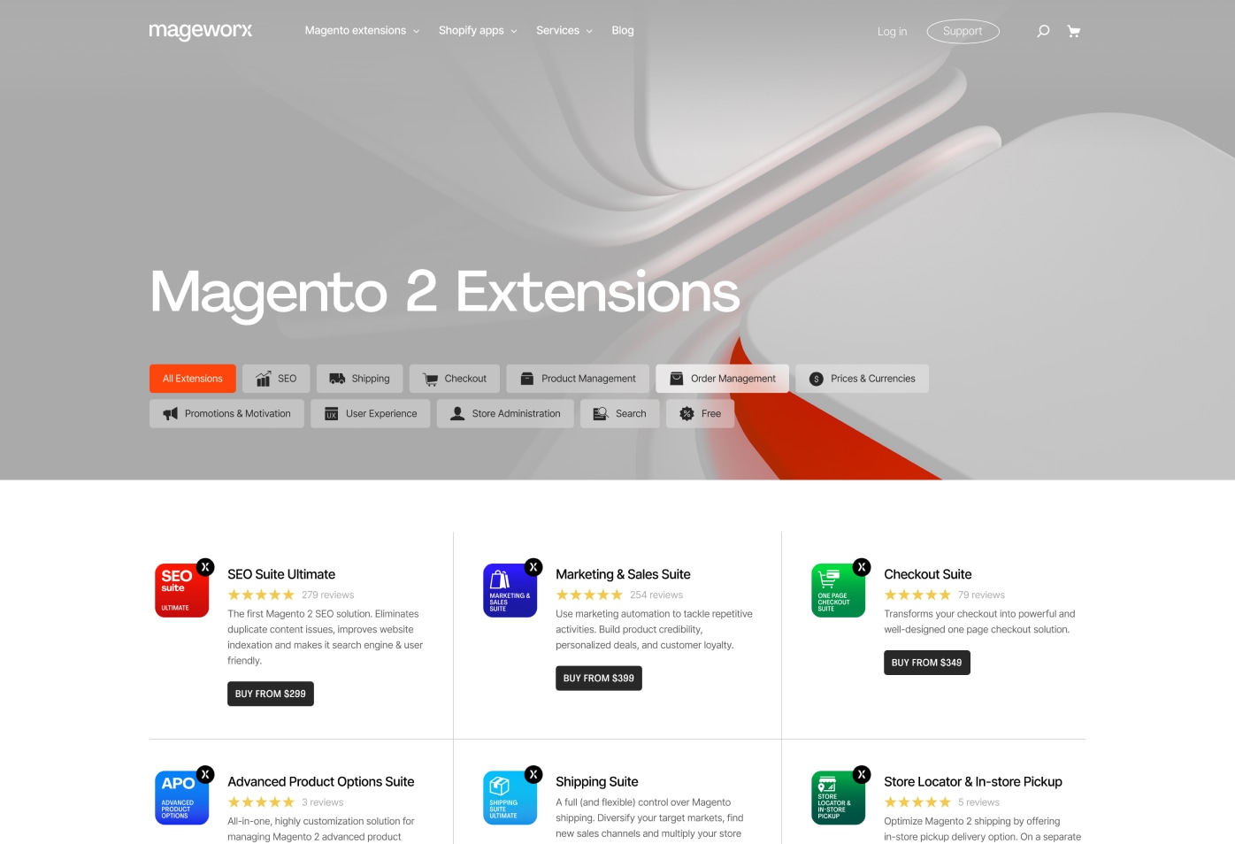 Custom Magento Mageworx | Magento showcases | Staylime